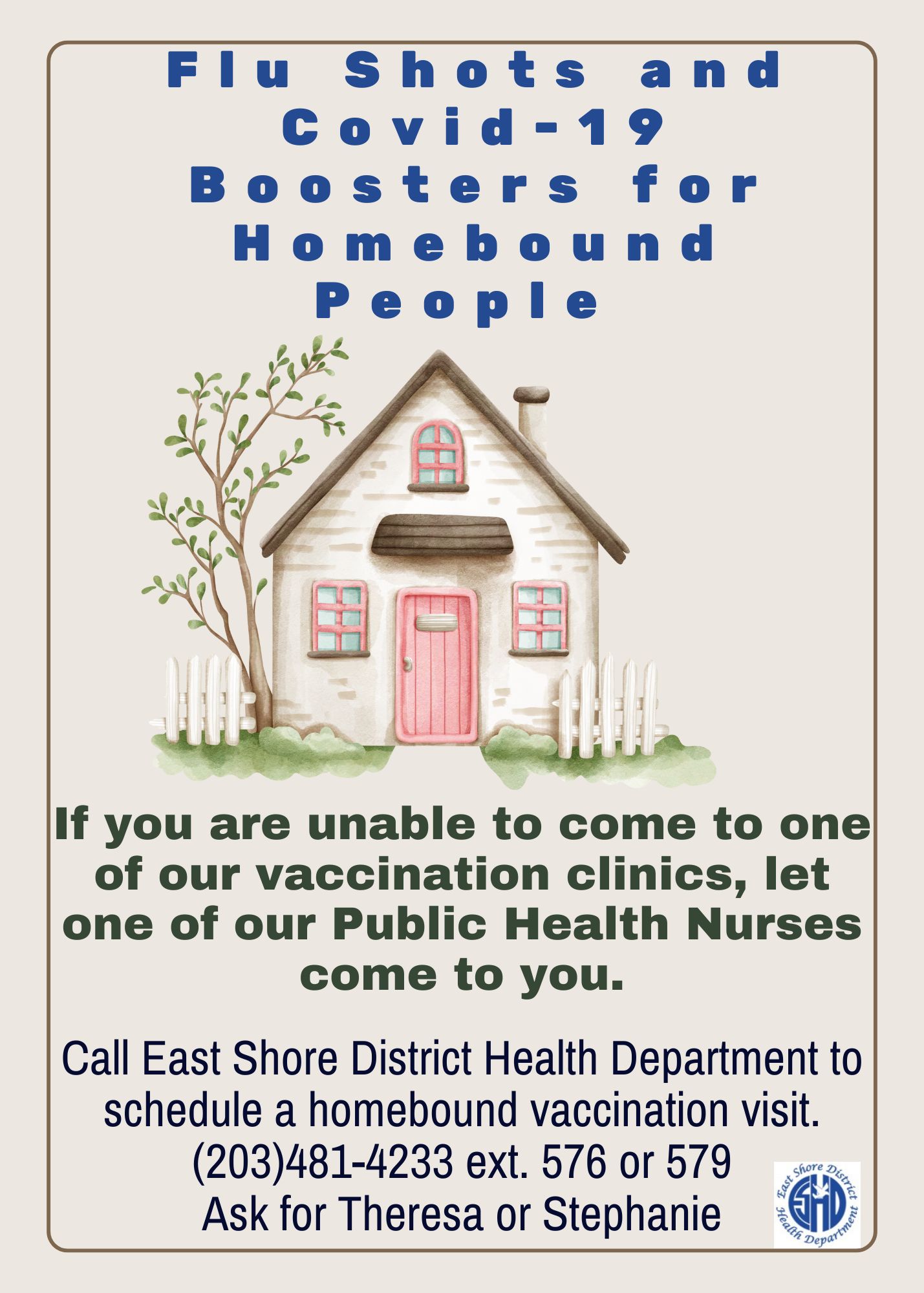 Homebound Vaccinations – East Shore District Health Department