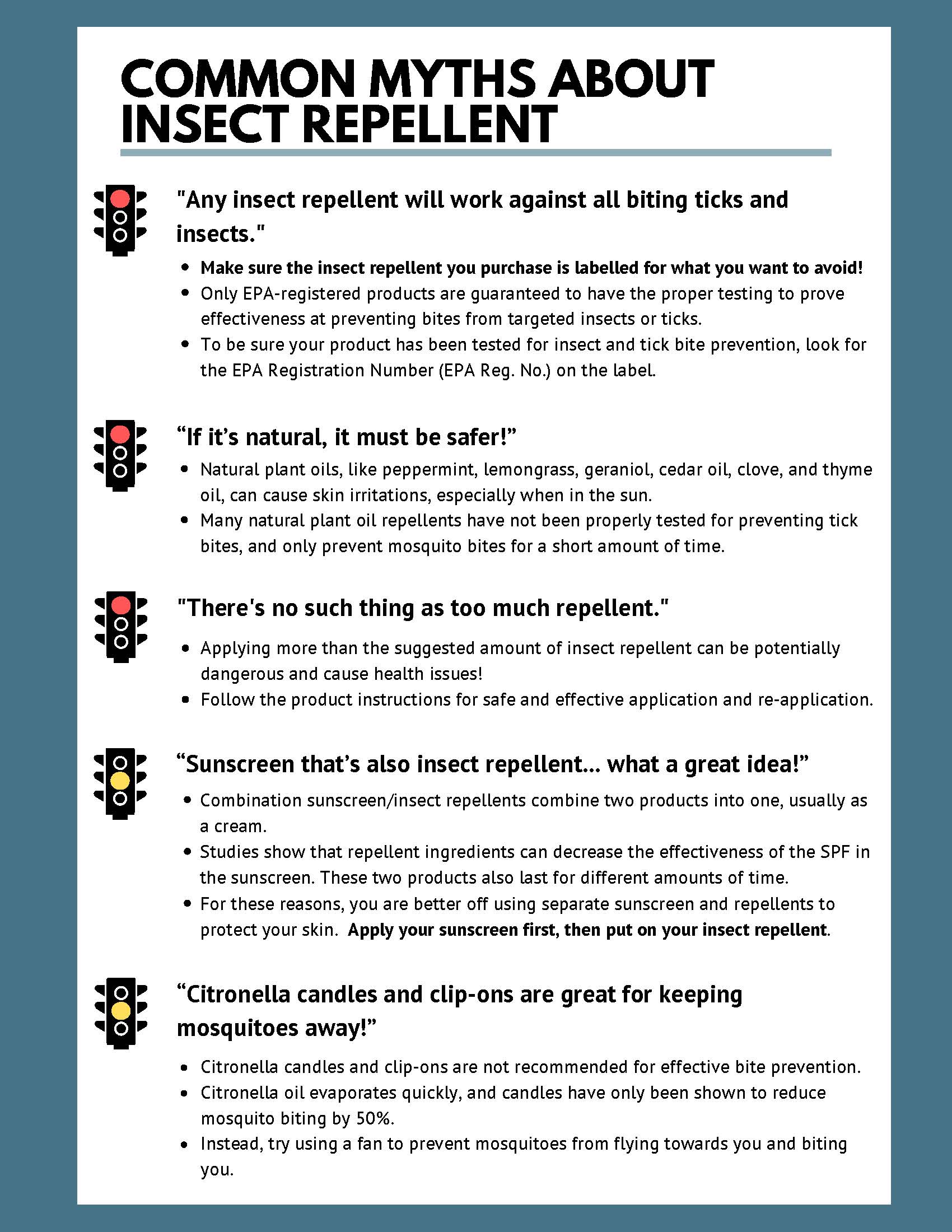 Insect Repellent Essentials – East Shore District Health Department